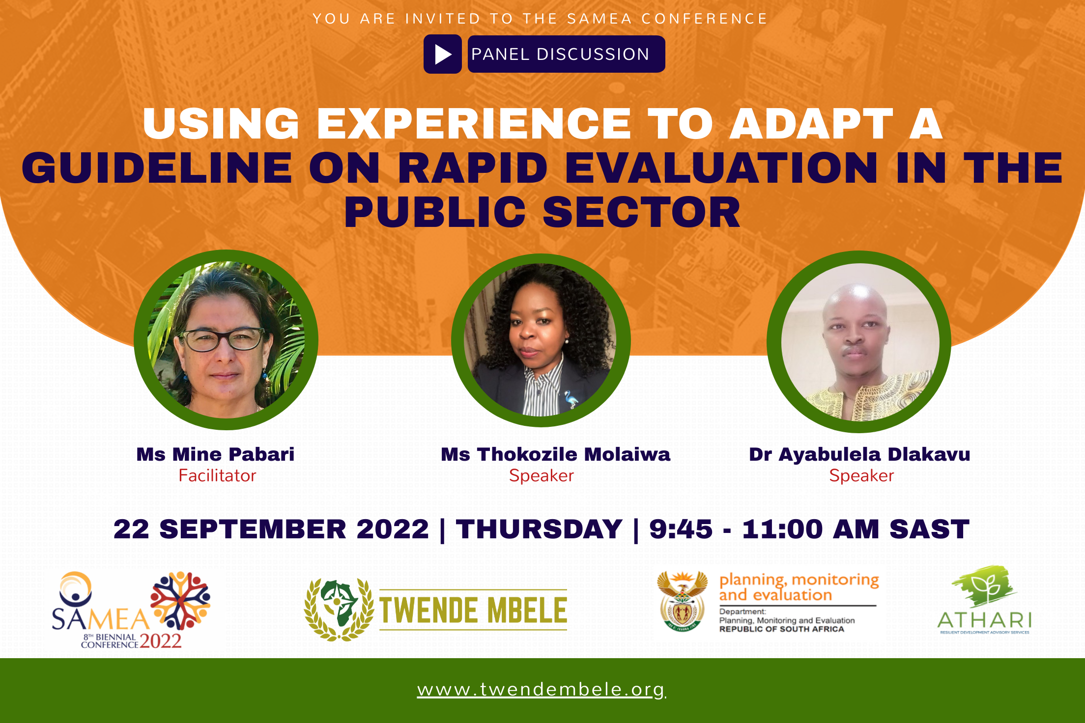 SAMEA Conference 2022 Panel Discussion - Twende Mbele